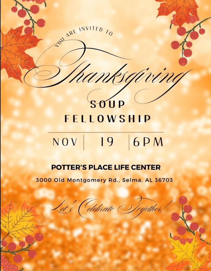 Thanksgiving Soup Fellowship | County of Dallas, AL